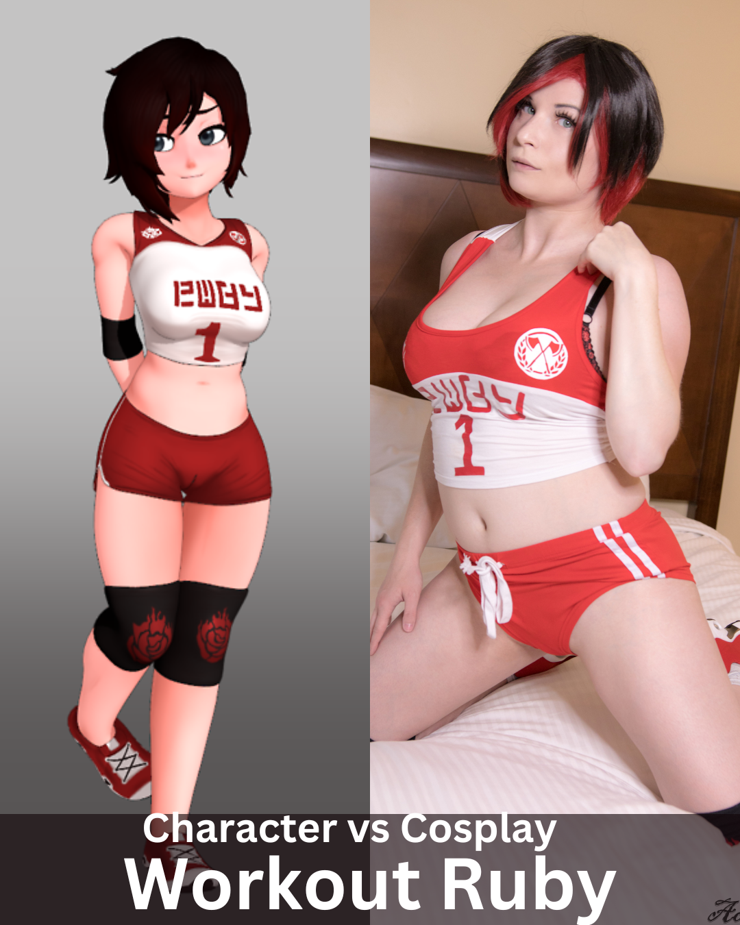 Workout Ruby Rose - Cosplay by AccentKisses
